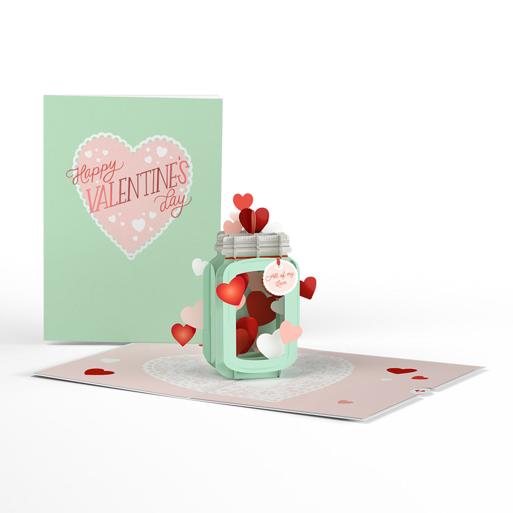 Valentine's Day Love Jar Pop-Up Card – Lovepop
