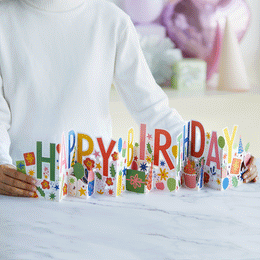 Happy Birthday Loooooong Card™ (Expands to 2 feet) – Lovepop