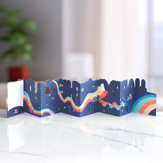 Happy Father's Day Loooooong Card™ (Expands to 2 feet) – Lovepop