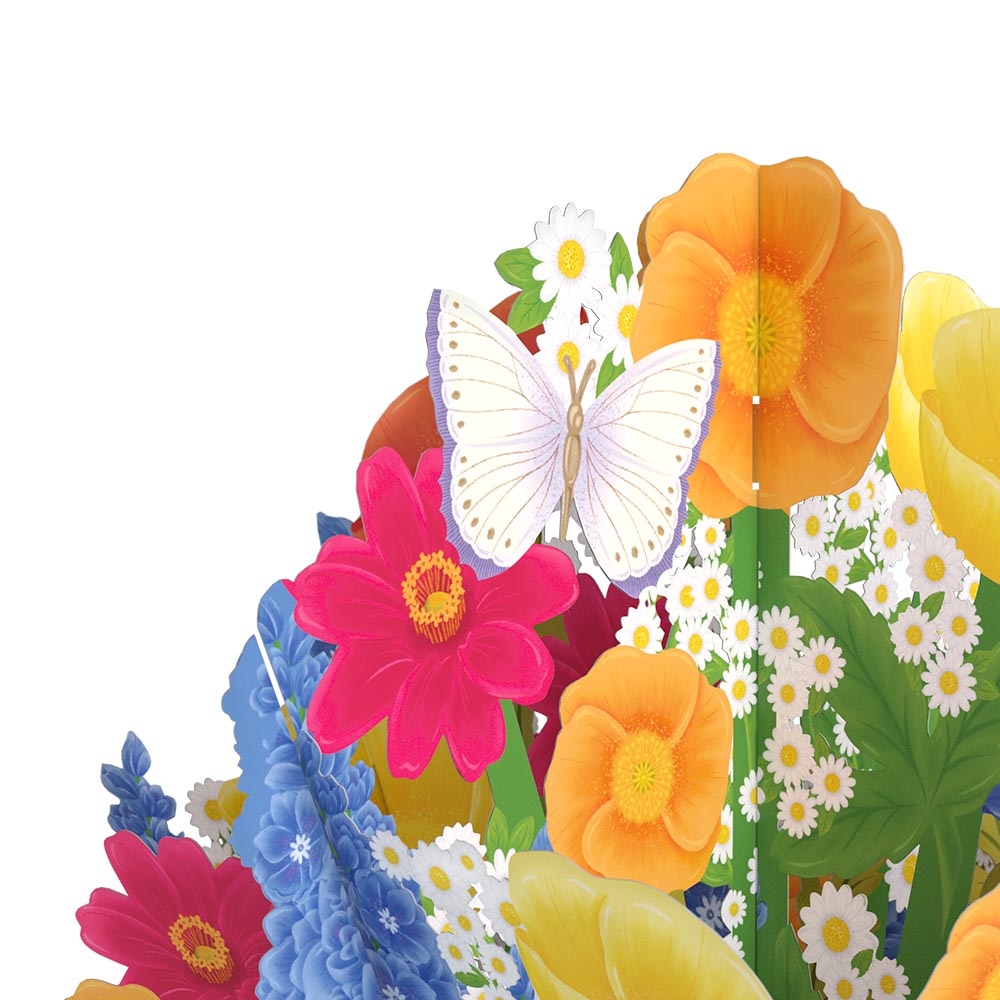 Wildflower Birthday Bouquet and Epic Reel Sentiment Set – Lovepop