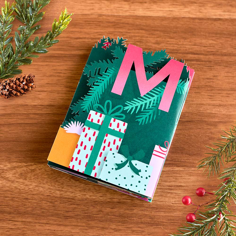 Under the Tree Merry Christmas Loooooong Card™ (Expands to 2 feet ...