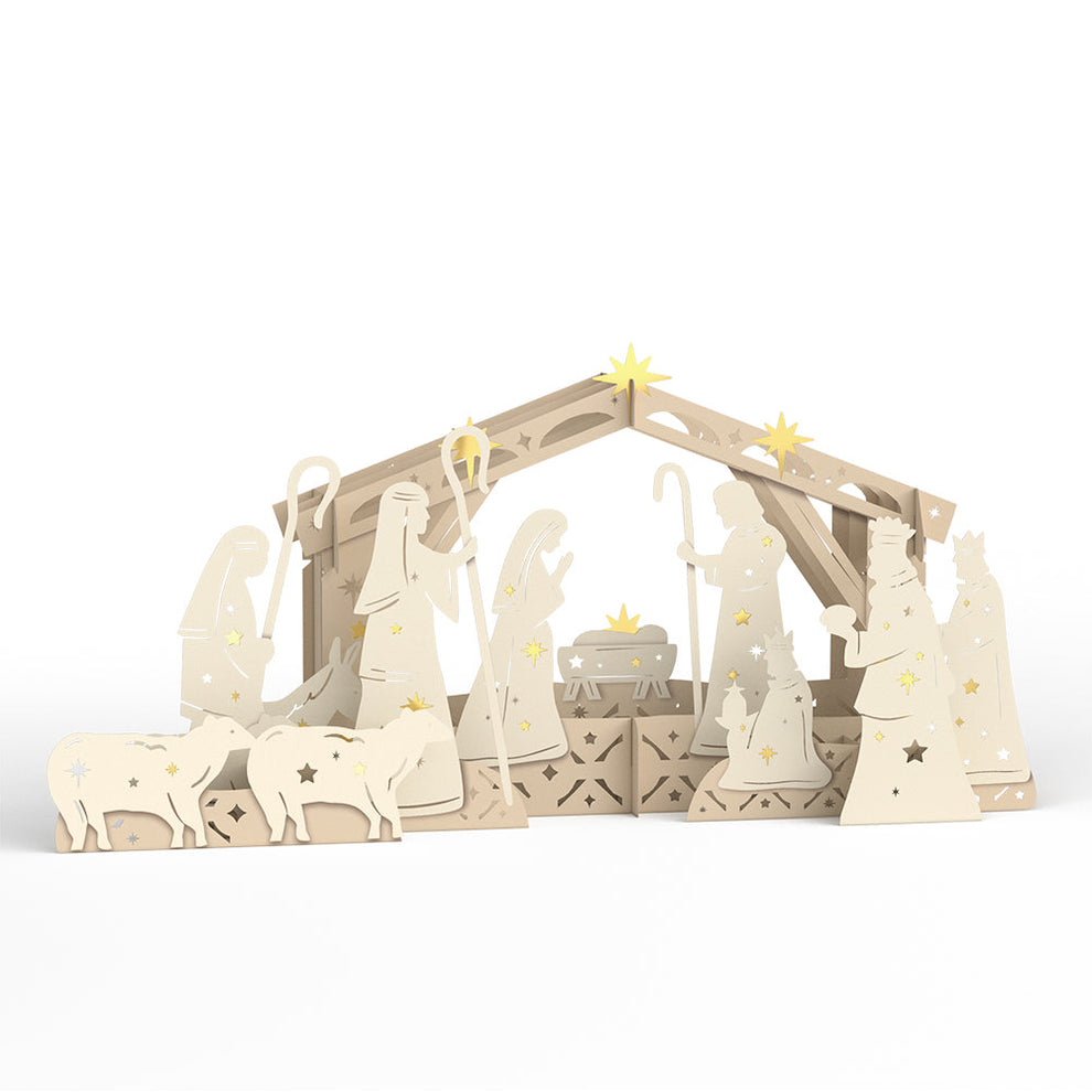 Elegant Nativity Decor Giant Pop-Up Gift – Lovepop