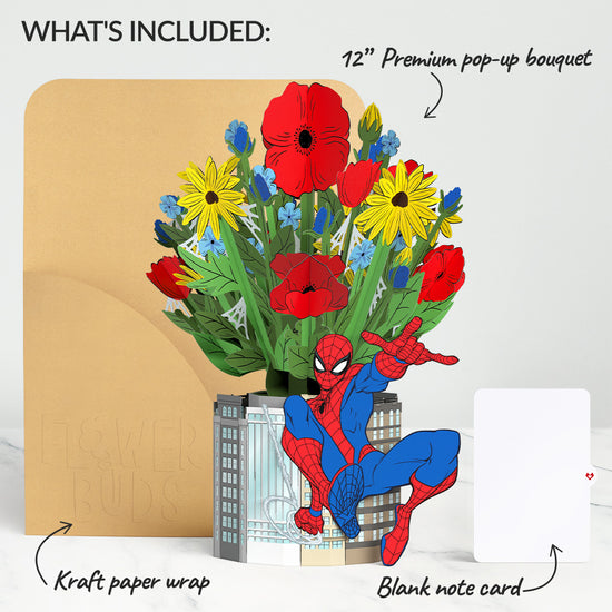 Marvel's Spider-Man Flower Buds Bouquet – Lovepop