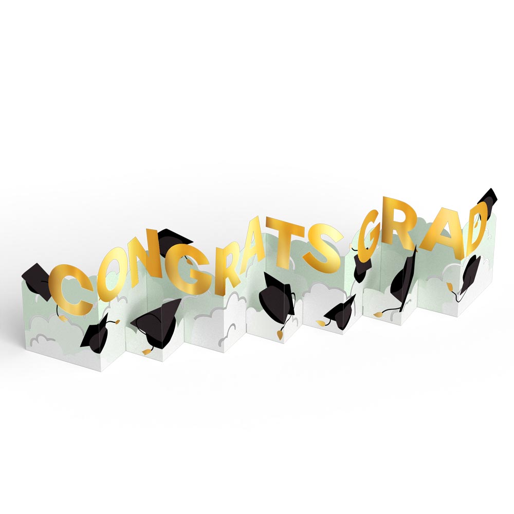 Congrats Grad Loooooong Card™ (Expands to 2 feet) – Lovepop