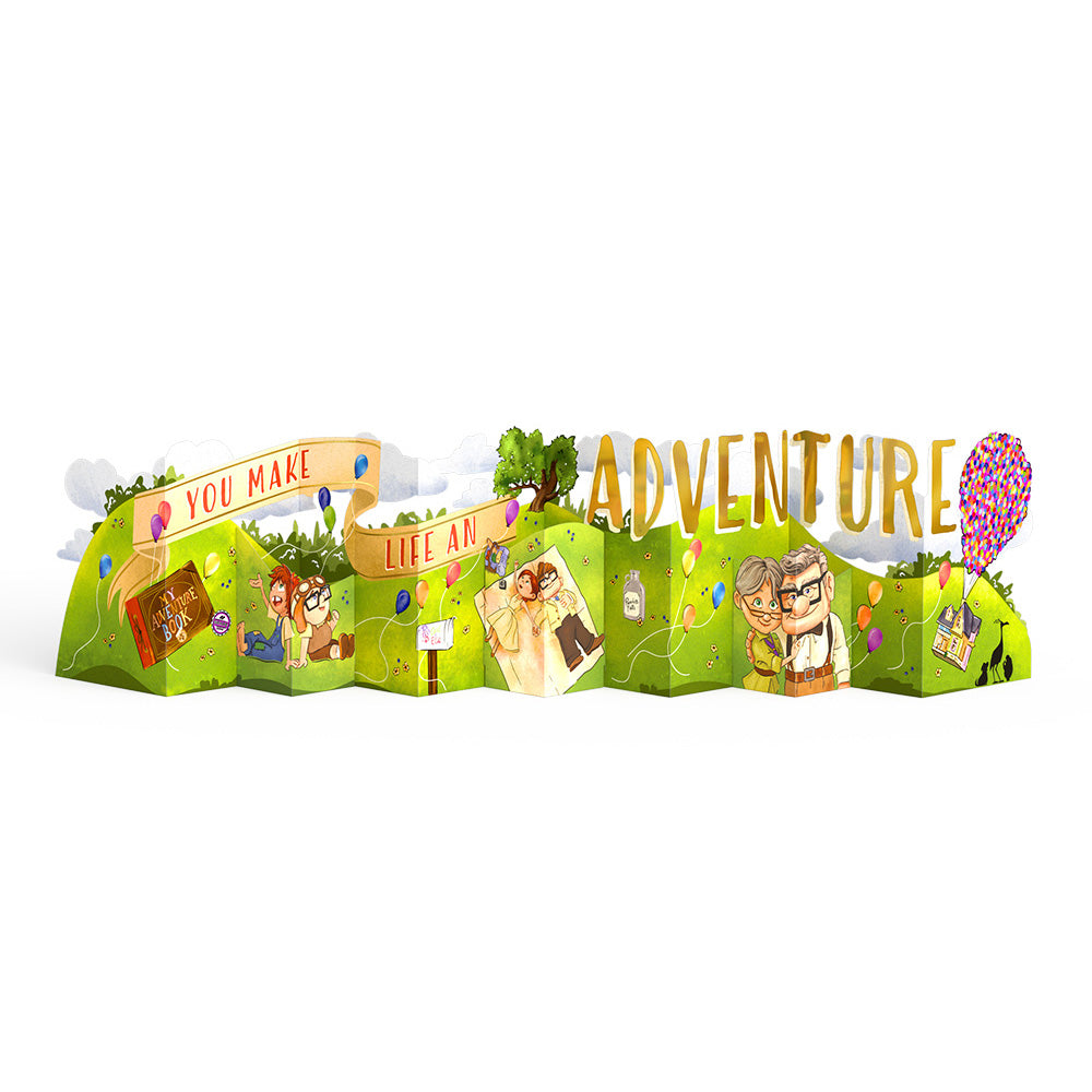 Disney and Pixar Up You Make Life an Adventure Loooooong Card™ (Expand ...