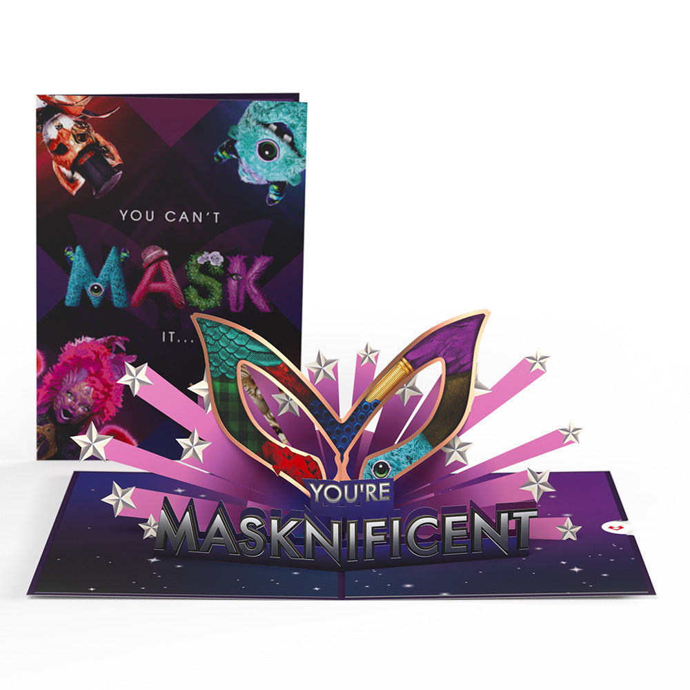 The Masked Singer™ You’re Masknificent Pop-Up Card – Lovepop