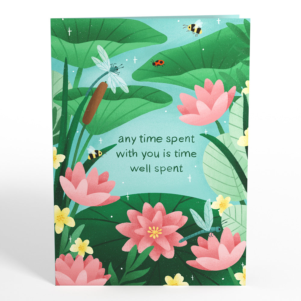 Time Well Spent Frogs Pop-Up Card – Lovepop