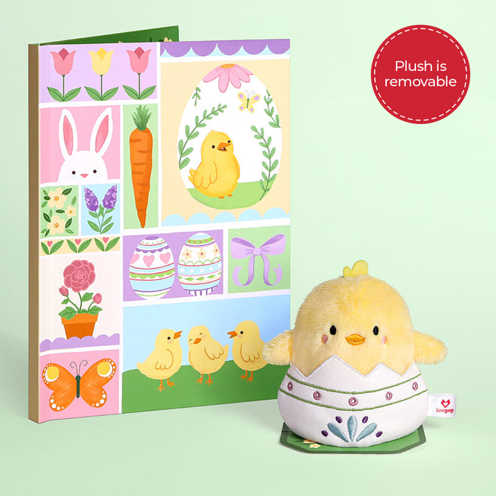 Spring Chick Plushpop Card – Lovepop