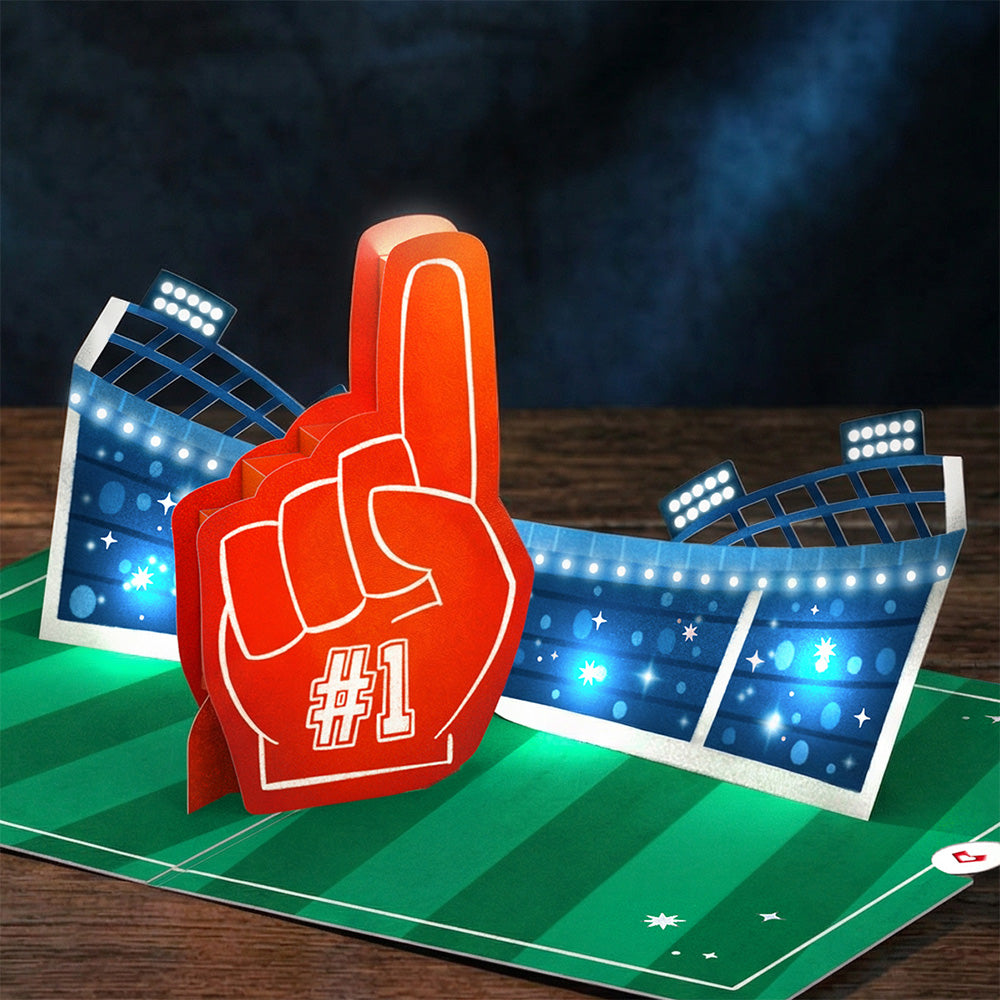 MVP Stadium Music and Lights Pop-Up Card – Lovepop
