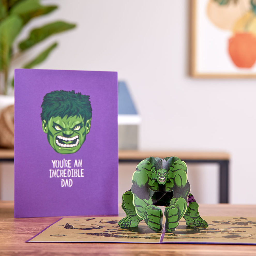 Marvel's Hulk Father's Day Card | 'Incredible Dad' Card | Lovepop
