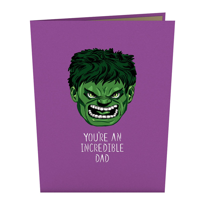 Marvel's Hulk Father's Day Card | 'Incredible Dad' Card | Lovepop