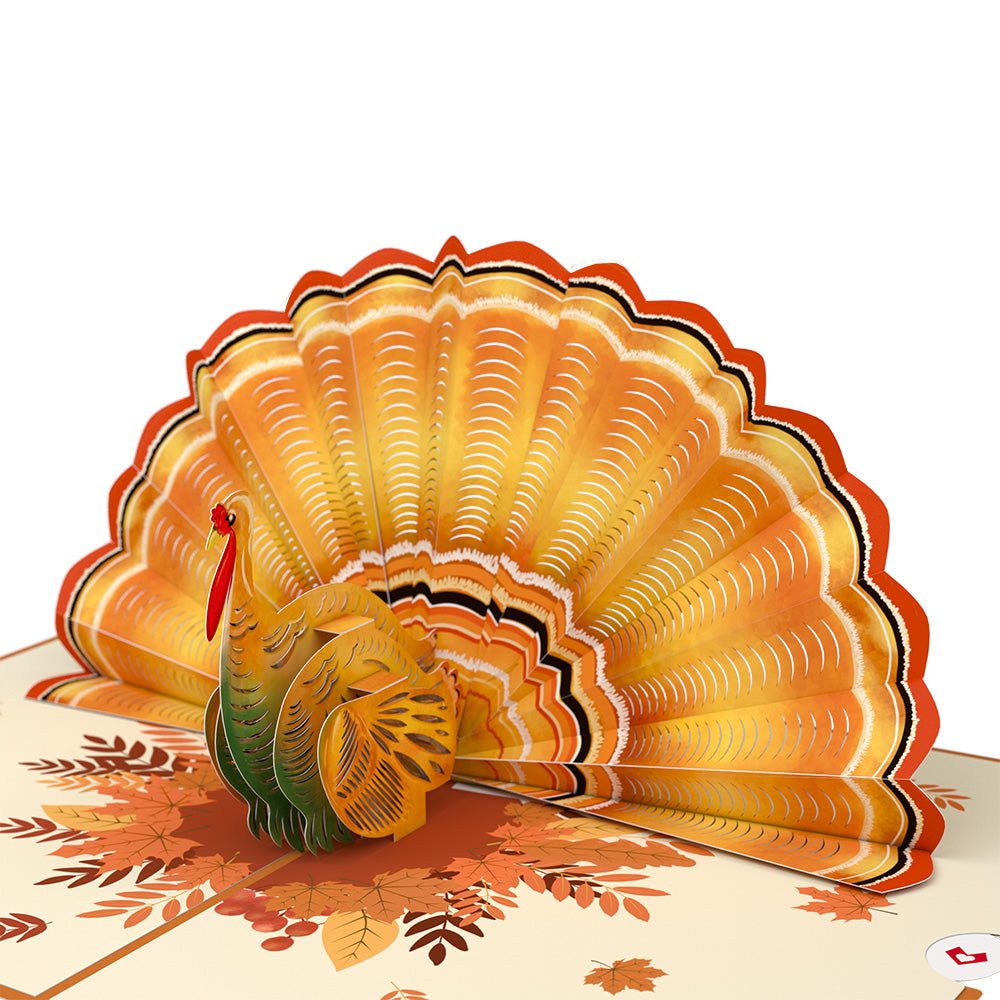 Give Thanks Turkey Pop-Up Card – Lovepop