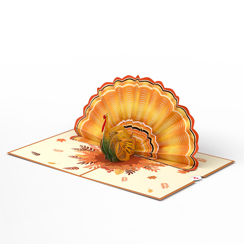 Give Thanks Turkey Pop-Up Card – Lovepop