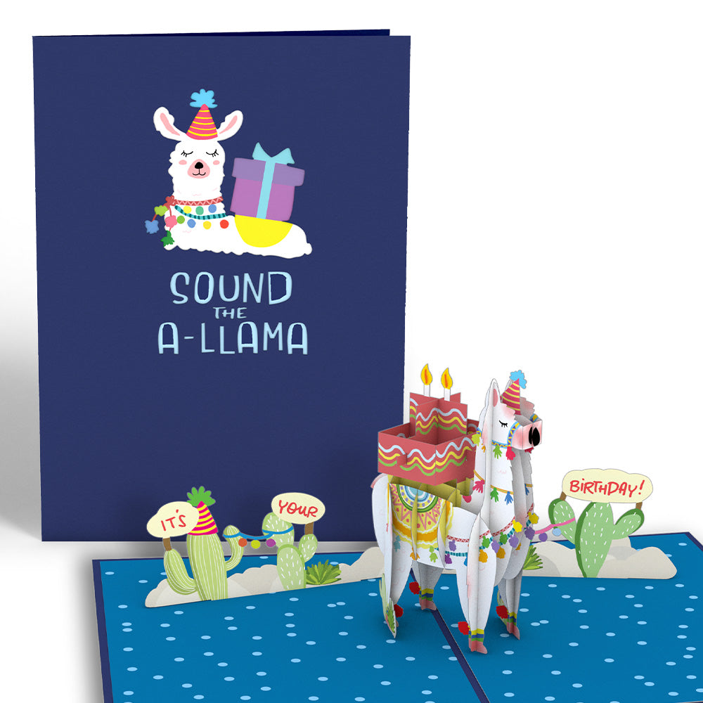 Happy Birthday Llama Pop-Up Card – Lovepop