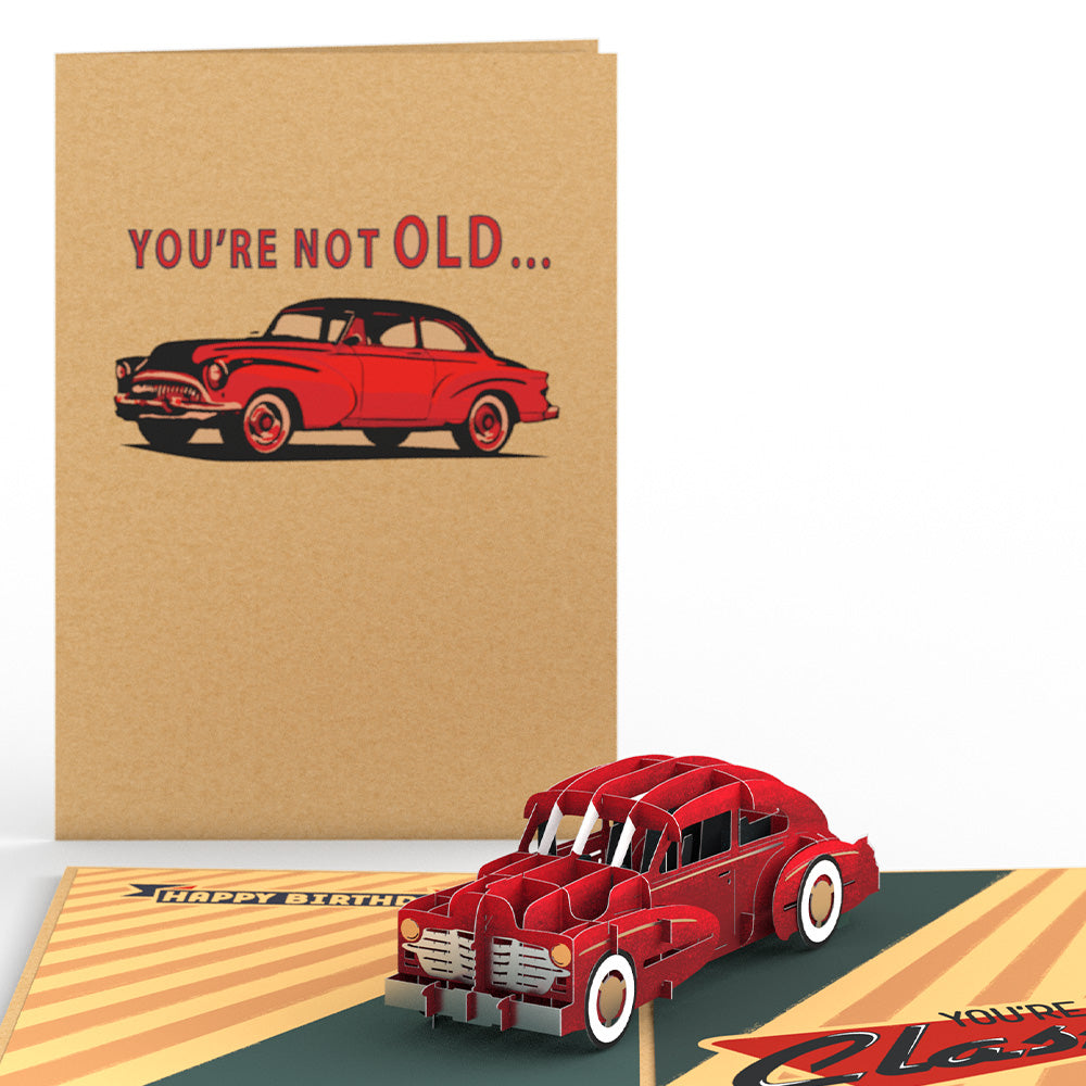 Car Birthday Card | Classic Car Birthday Card | Lovepop