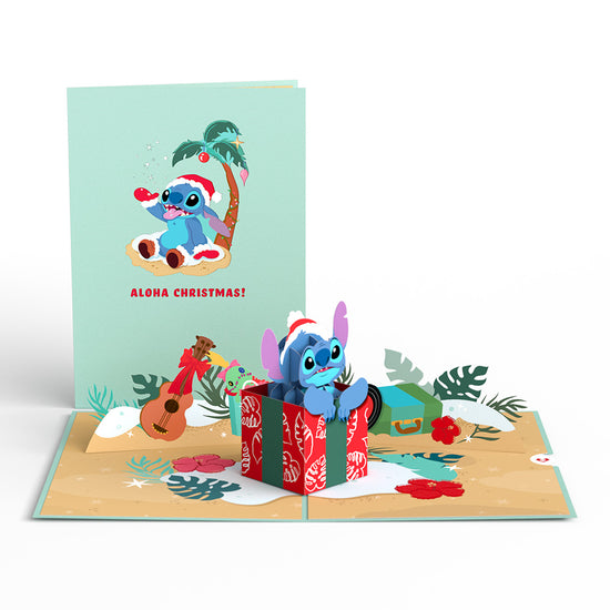 Lilo and Stitch Christmas Card | Aloha Christmas! Pop-Up Card | Lovepop