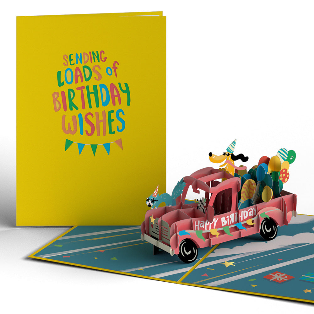 Birthday Truck Pop-Up Card – Lovepop