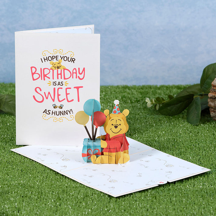 Winnie The Pooh Birthday Card | Winnie The Pooh Pop Up Birthday Card ...