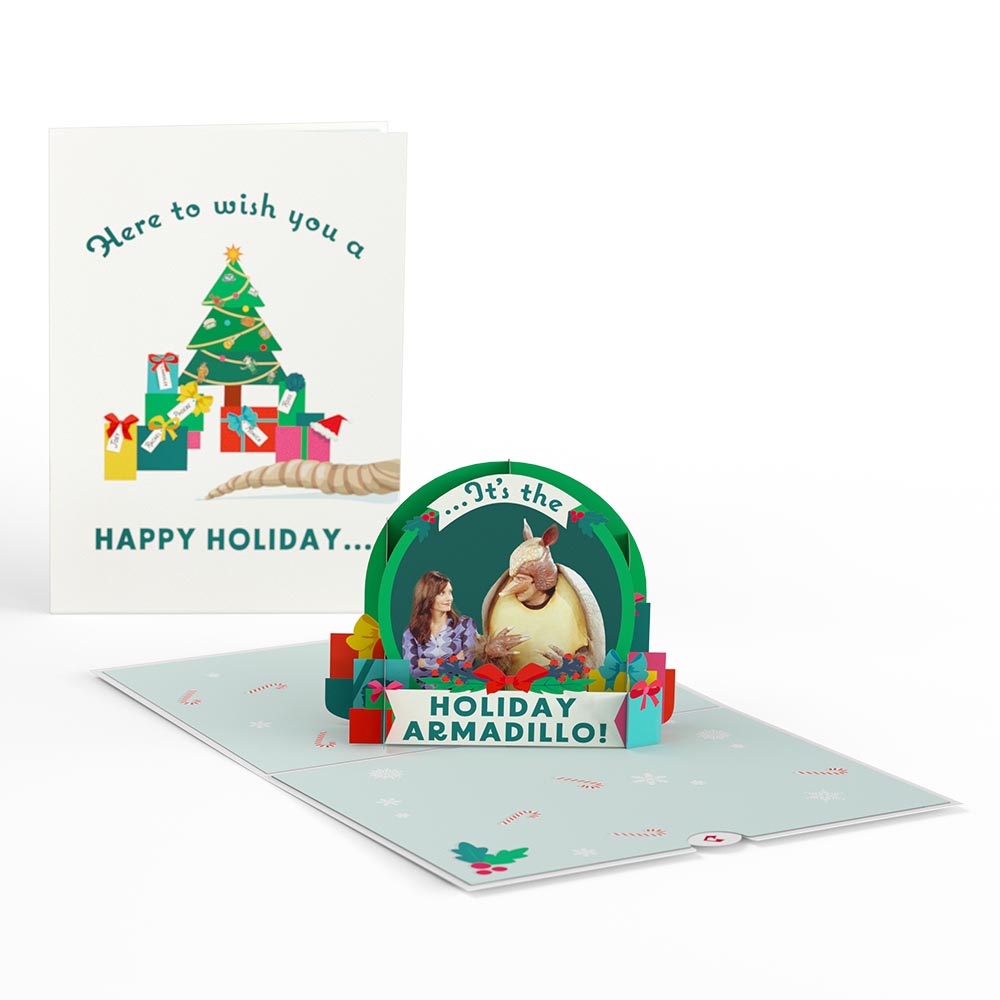 Friends Holiday Armadillo Pop-Up Card – Lovepop