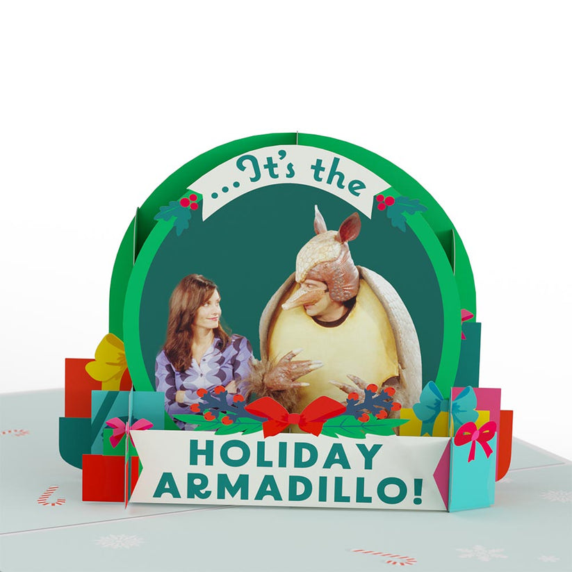 Friends Holiday Armadillo Pop-Up Card – Lovepop