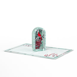 Stained Glass Winter Cardinal Bundle – Lovepop