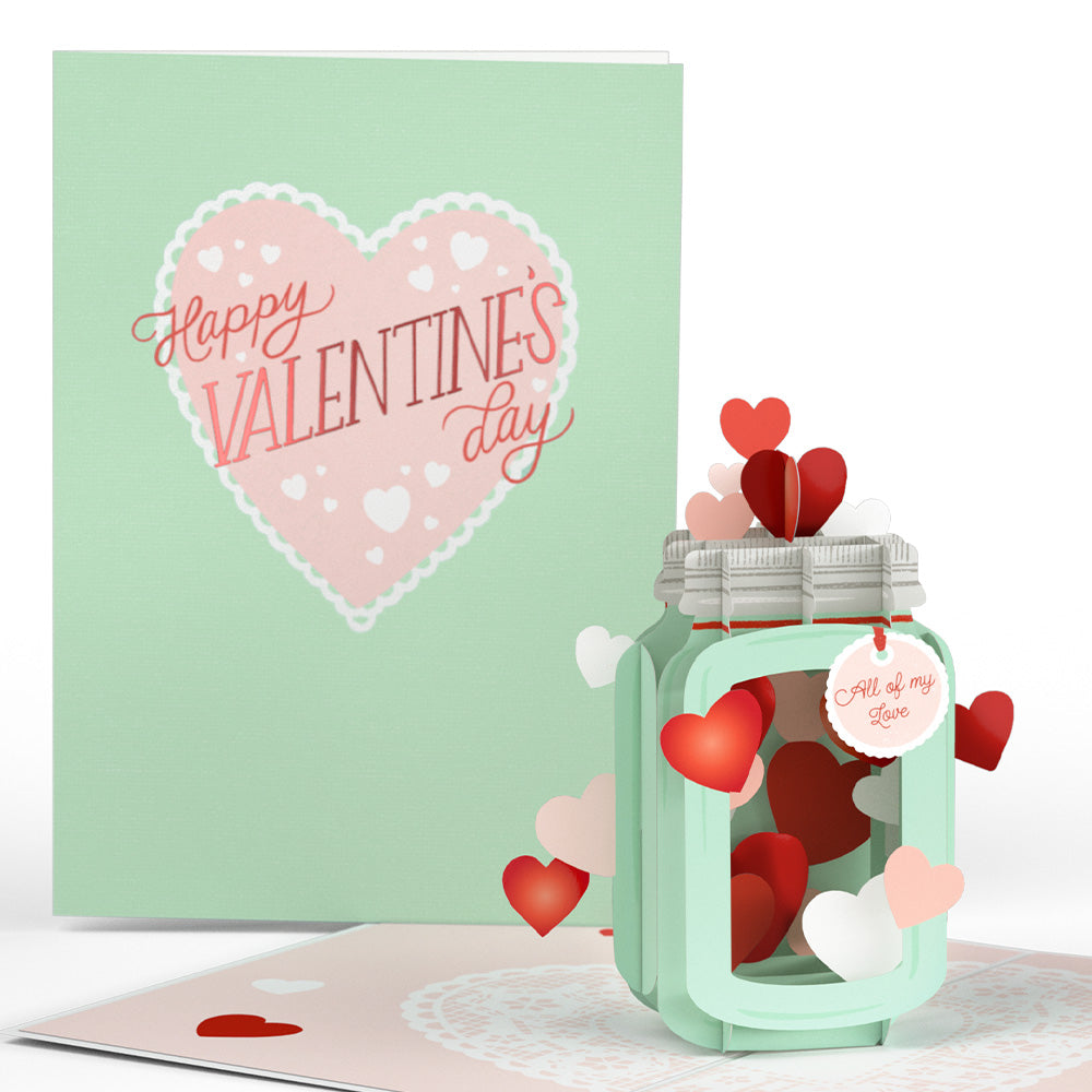 Valentine's Day Love Jar Pop-Up Card – Lovepop