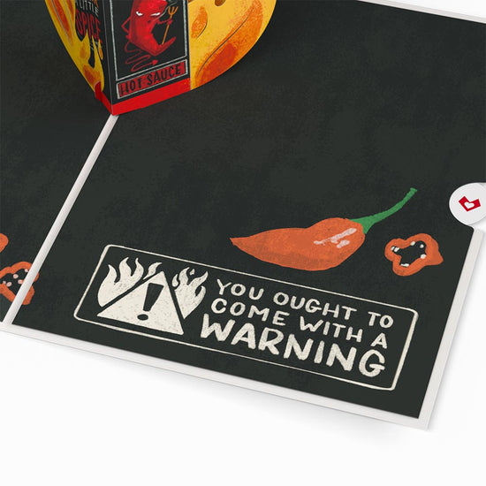 You’re So Hot - Hot Sauce Pop-Up Card – Lovepop