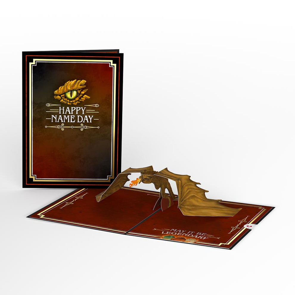 House Of The Dragon Happy Name Day Pop-Up Card – Lovepop