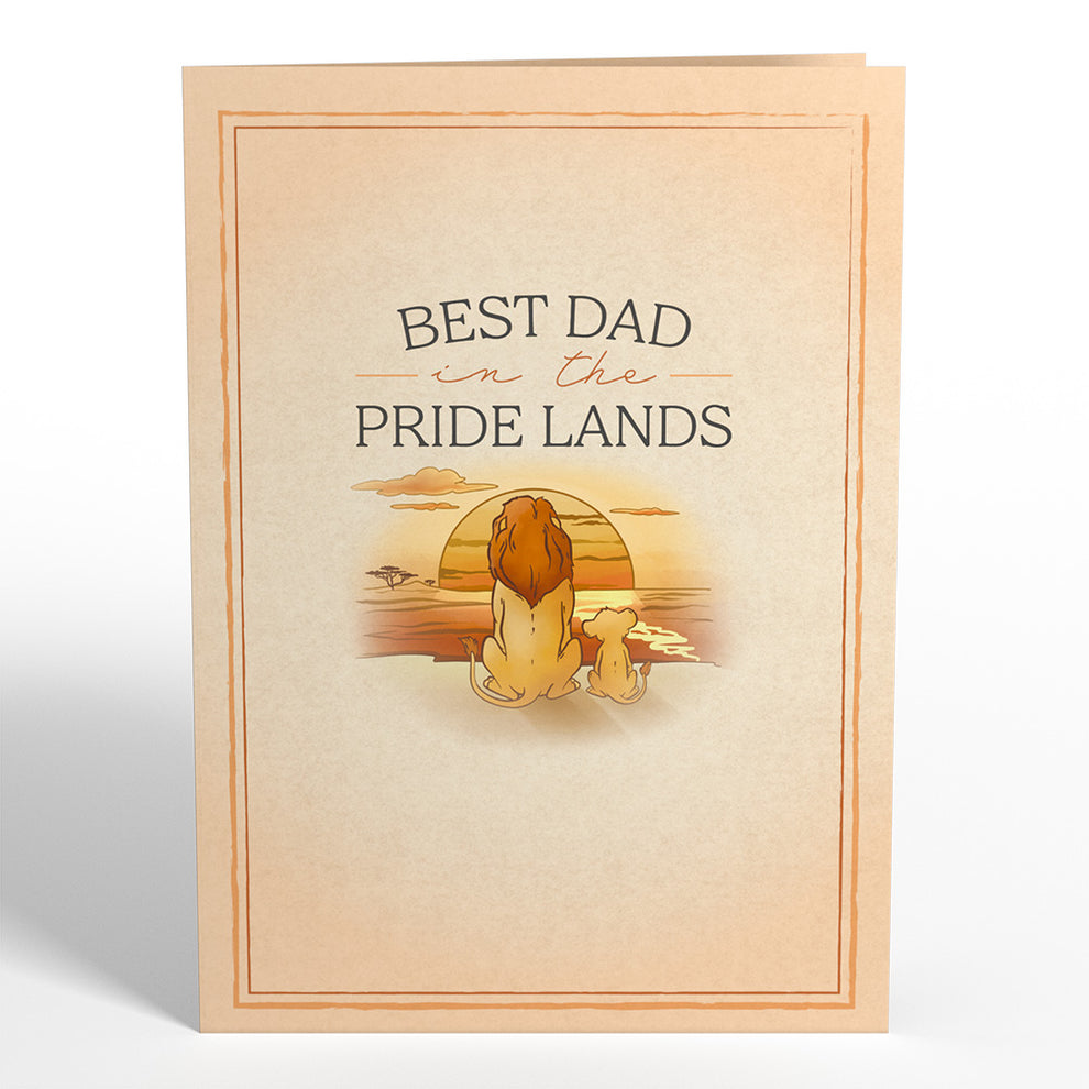 Disney's The Lion King Best Dad in the Pride Lands Pop-Up Card – Lovepop