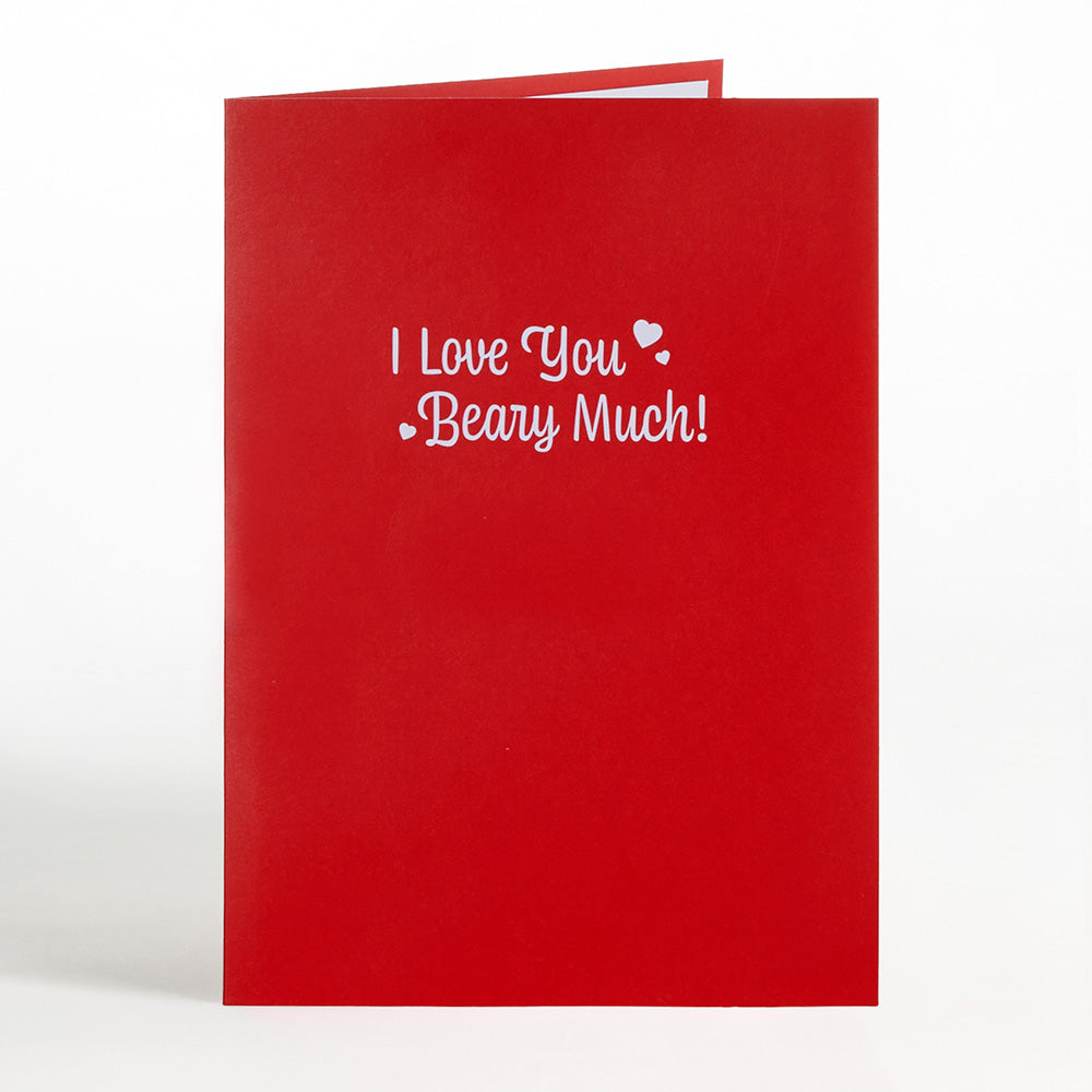 You're the Beary Best Pop-Up Plush Bear Card | Lovepop