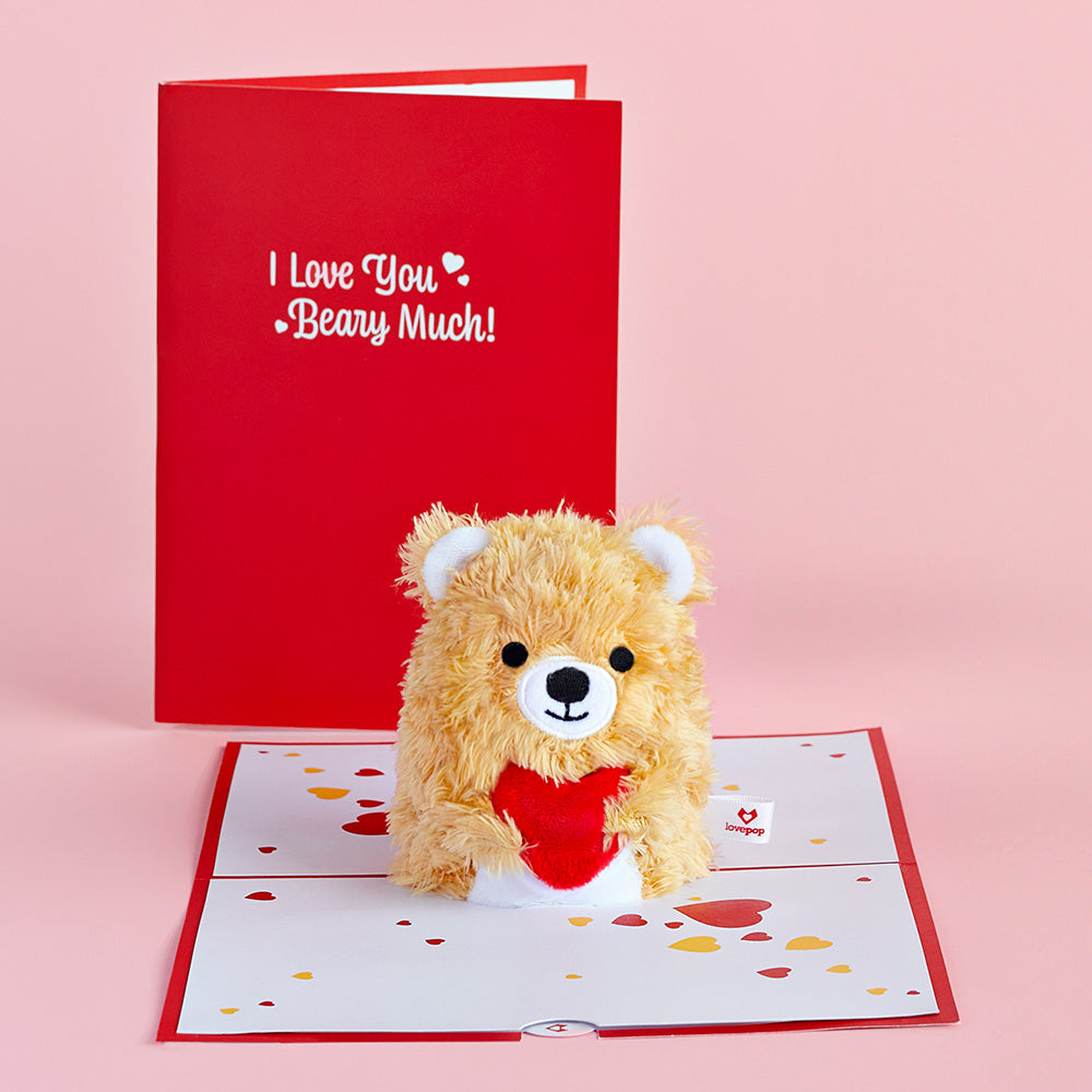 You're the Beary Best Pop-Up Plush Bear Card | Lovepop
