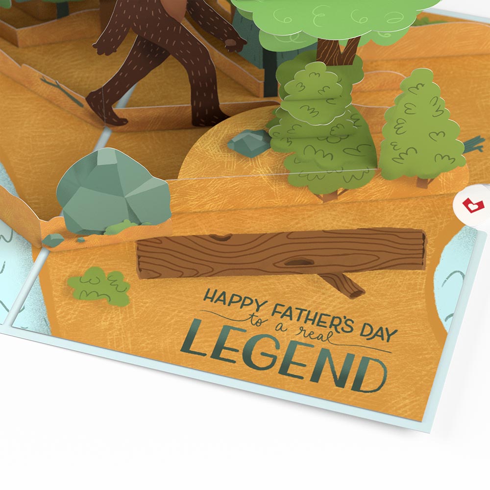 Father's Day Bigfoot Legend Pop-Up Card – Lovepop