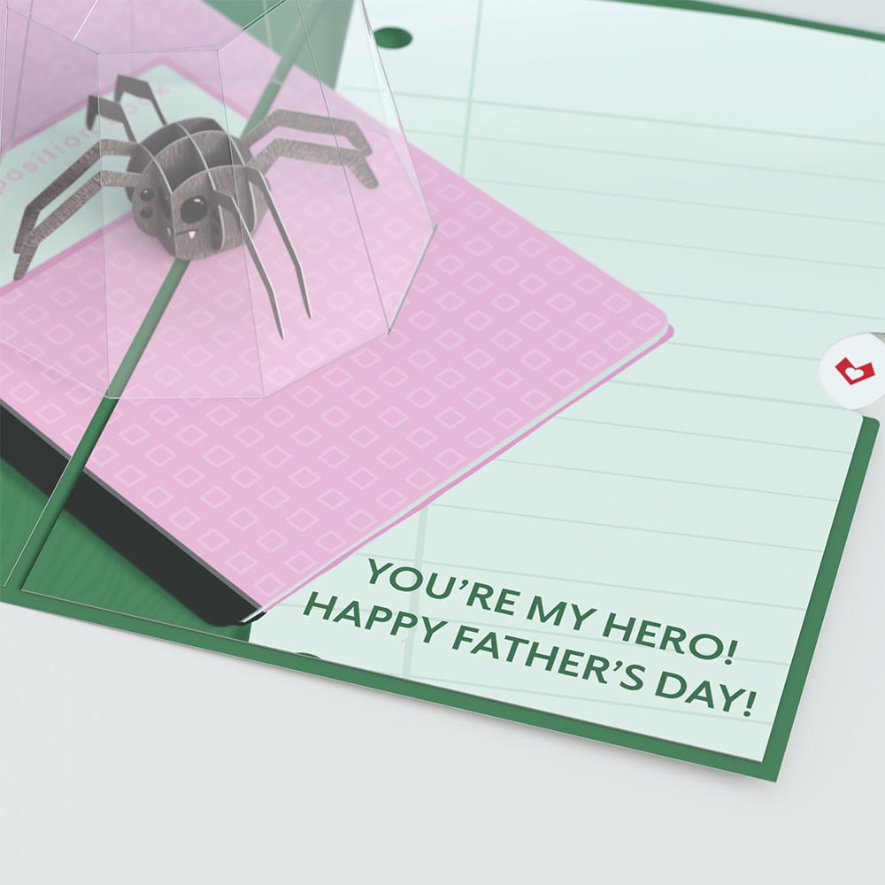 Father's Day Spider Hero Pop-Up Card – Lovepop