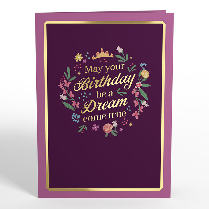 Disney Princess Birthday Dreams Come True Pop-Up Card – Lovepop