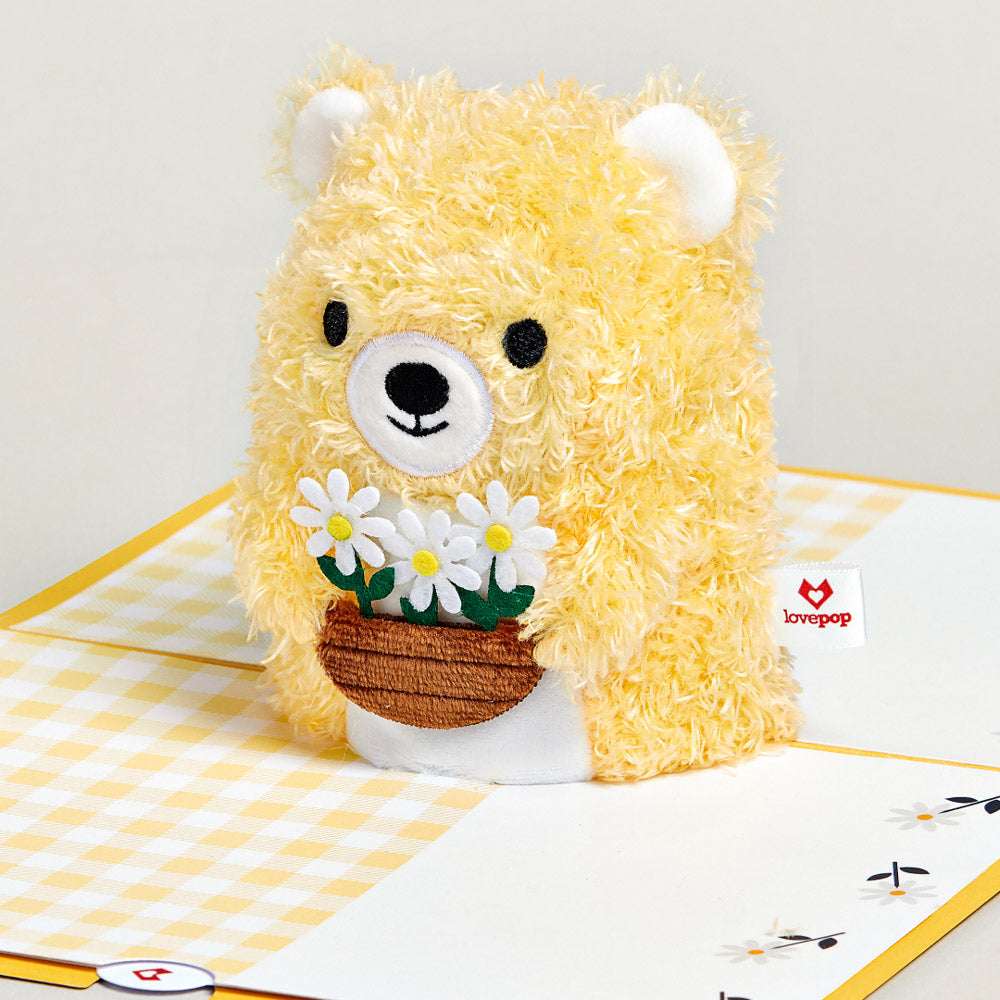 Daisy Greetings Plushpop Card – Lovepop