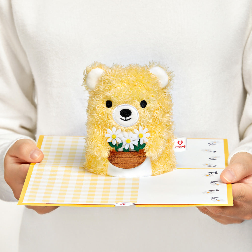 Daisy Greetings Plushpop Card – Lovepop