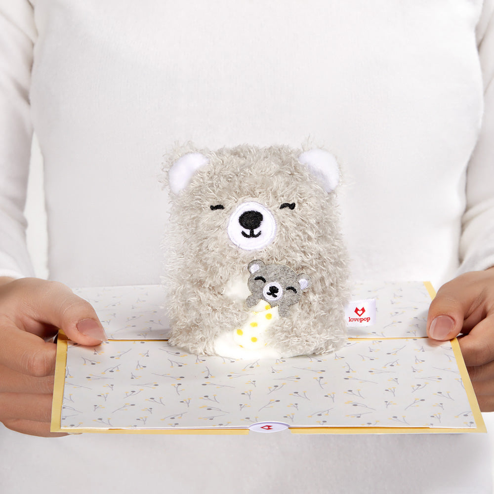 'Love You Most' Mama Bear Plushpop Card – Lovepop