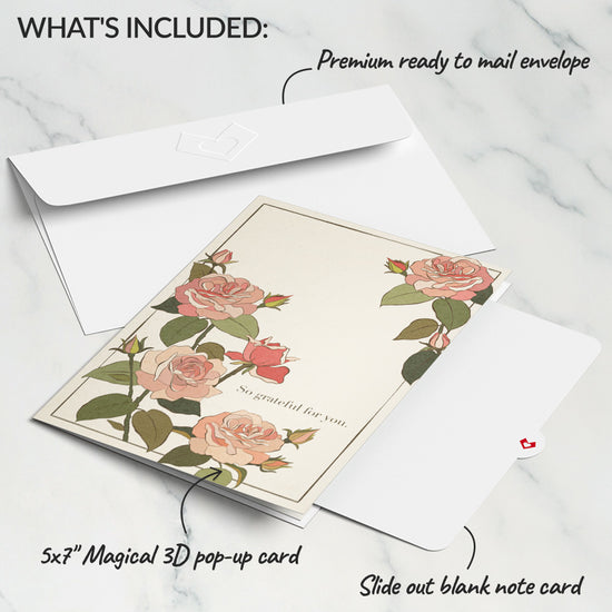 Gratitude Card For Mother | Mother's Day Gratitude Roses Card | Lovepop