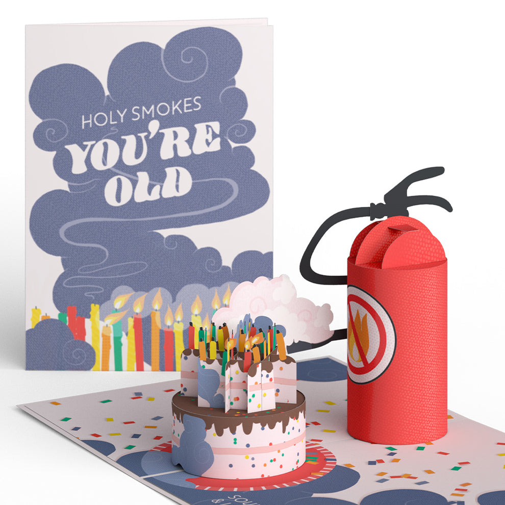 Holy Smokes You're Old Birthday Pop-Up Card – Lovepop