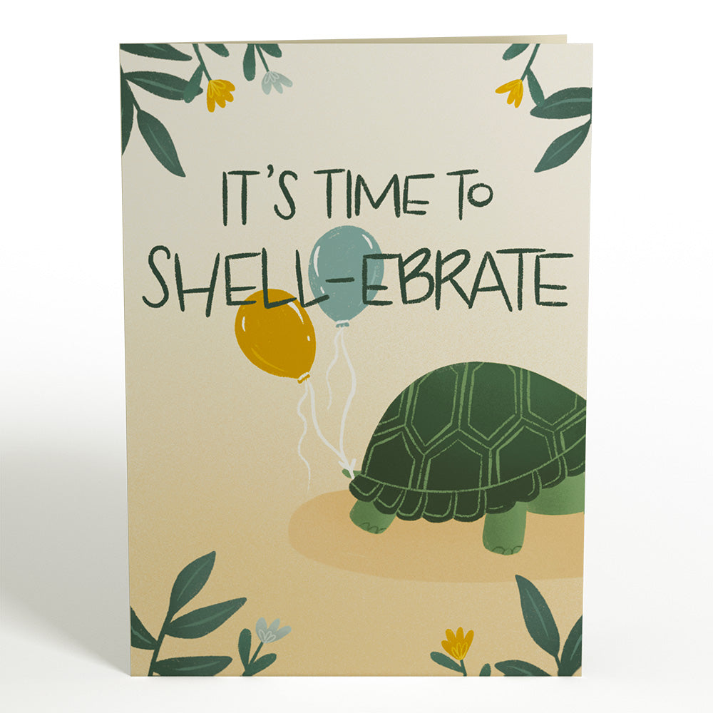 Shell-ebrate Birthday Turtle Pop-Up Card – Lovepop
