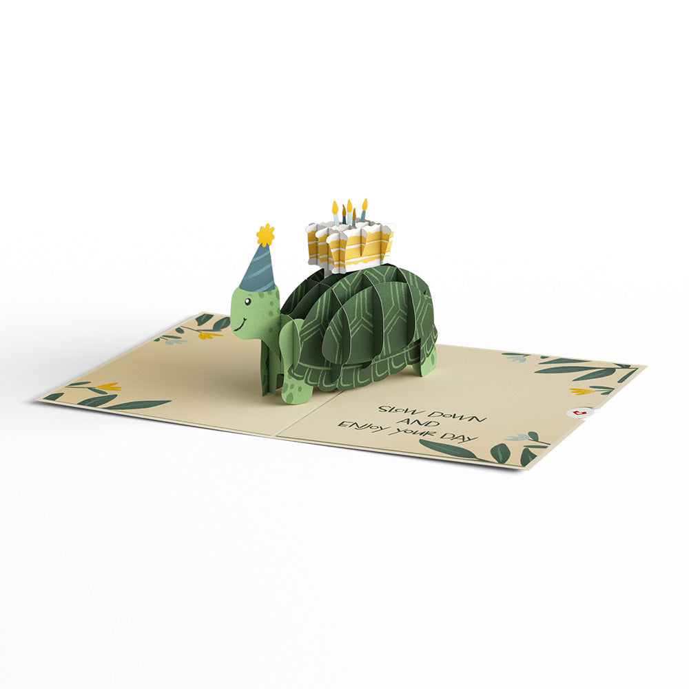 Shell-ebrate Birthday Turtle Pop-Up Card – Lovepop
