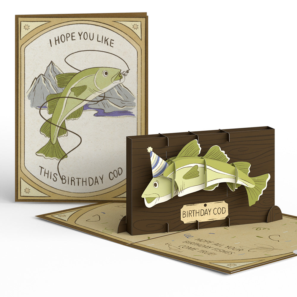 Birthday Cod Pop-Up Card – Lovepop
