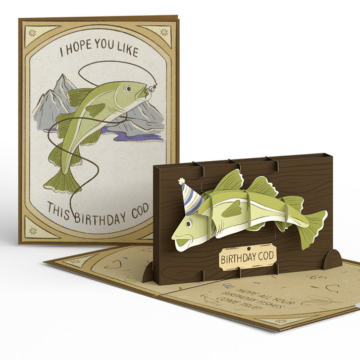 Birthday Cod Pop-Up Card – Lovepop
