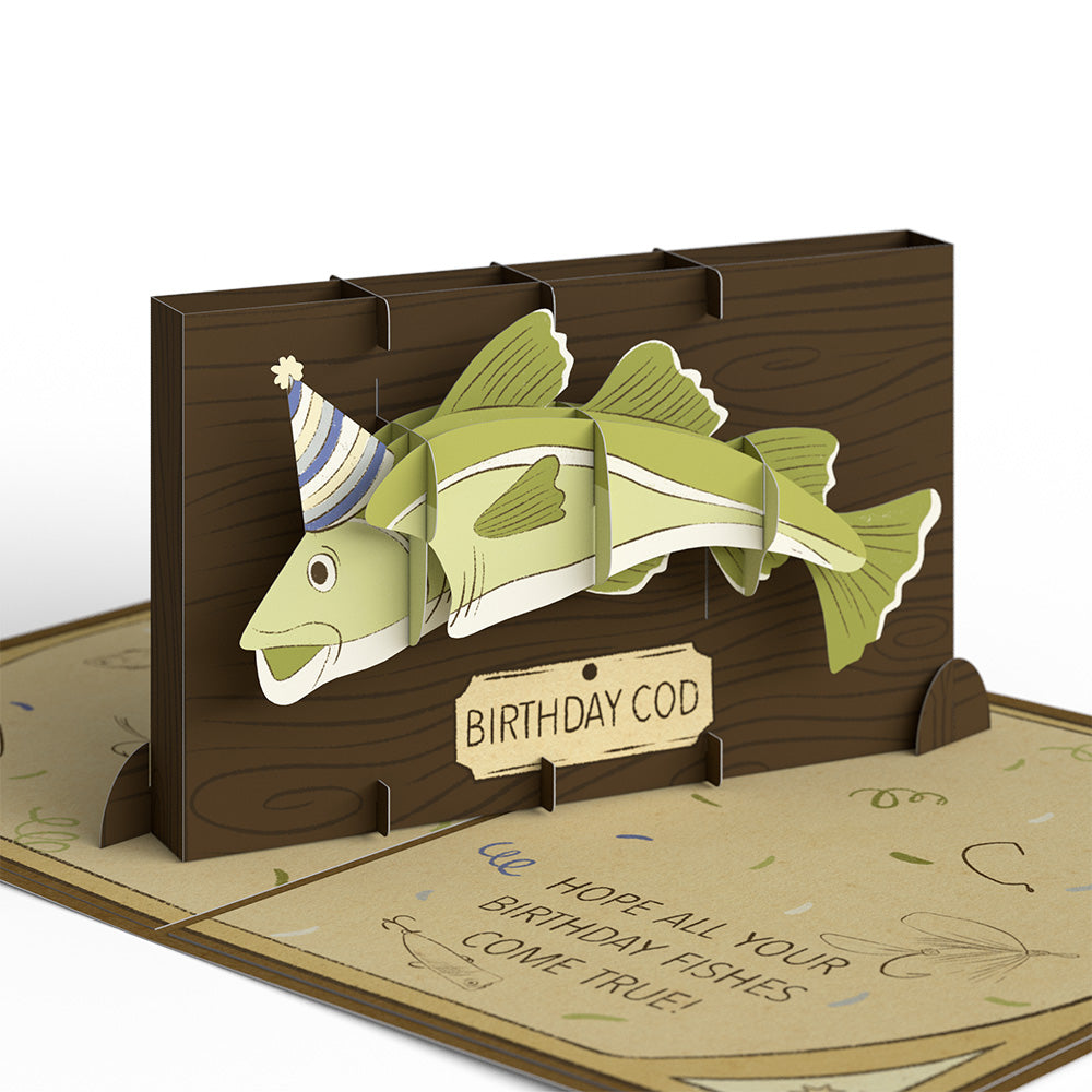Birthday Cod Pop-Up Card – Lovepop