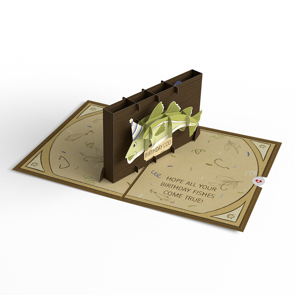 Birthday Cod Pop-Up Card – Lovepop