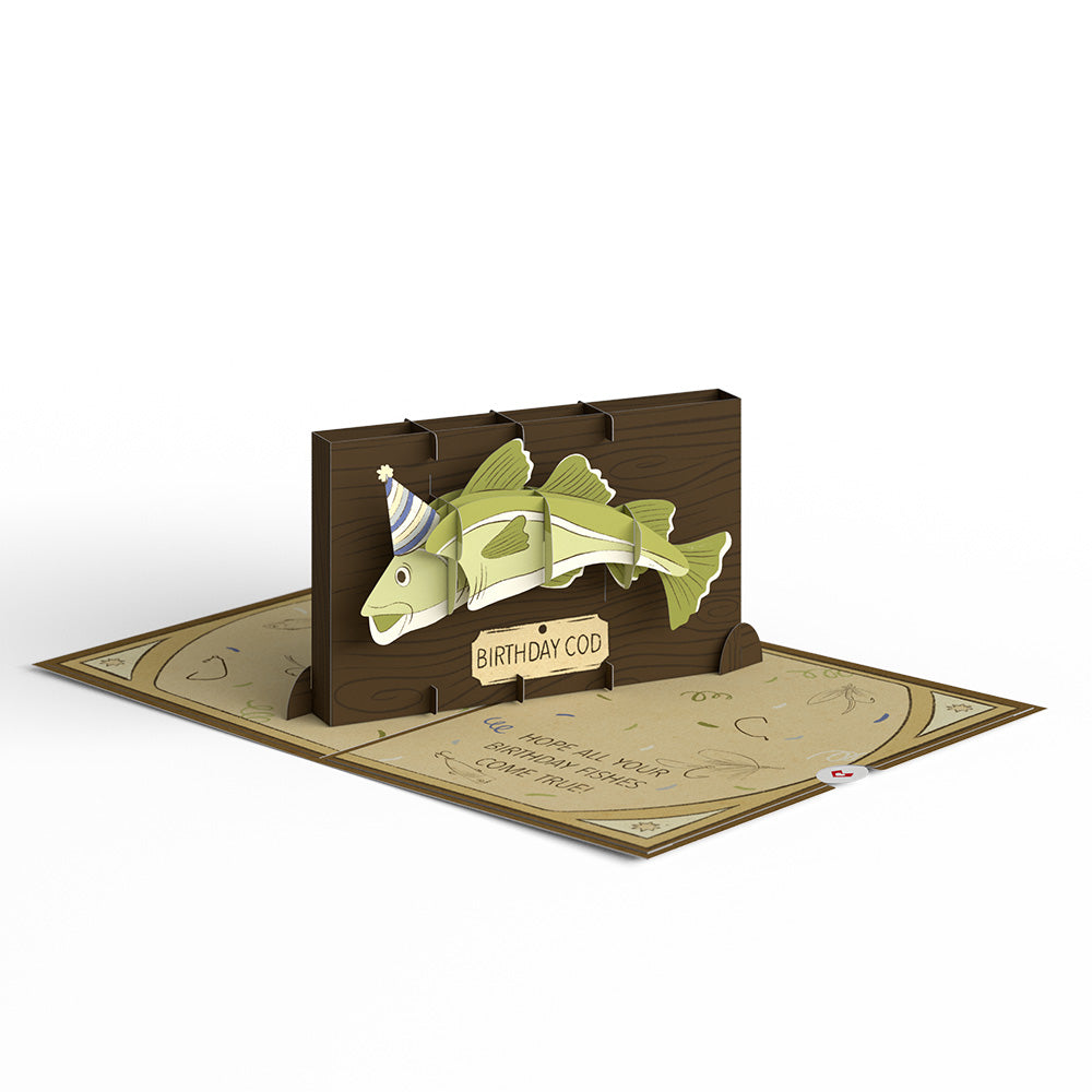Birthday Cod Pop-Up Card – Lovepop