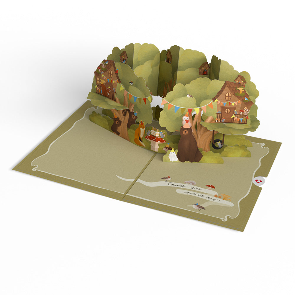Woodland Birthday Party Pop-Up Card – Lovepop