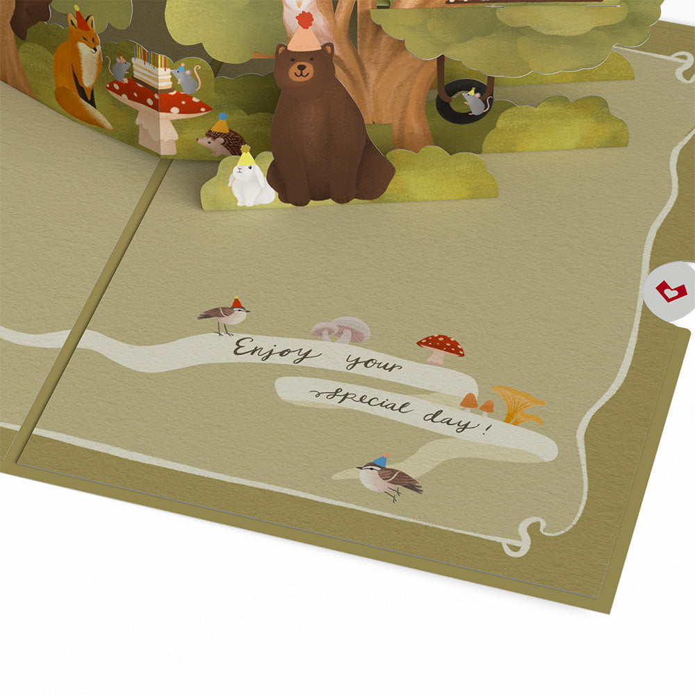 Woodland Birthday Party Pop-Up Card – Lovepop