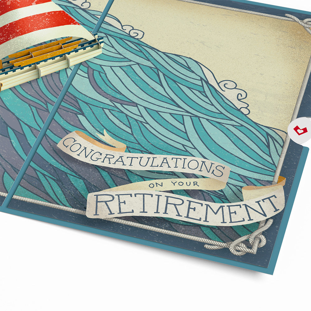 Adventure Awaits Retirement Pop-Up Card – Lovepop