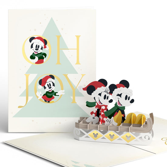Disney's Mickey Mouse Oh Joy Christmas Pop-Up Card – Lovepop